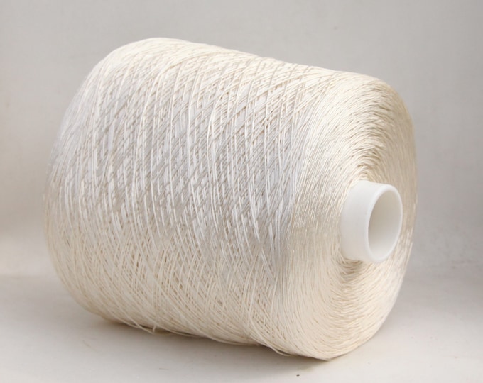 1kg Cone of 100% Mulberry Silk Undyed Yarn on Cone, Lace Weight Yarn ...