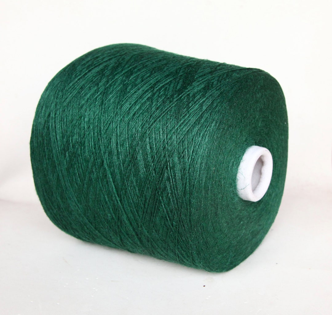 Tussah Silk / Linen Yarn on Cone, Lace Weight Yarn for Knitting ...