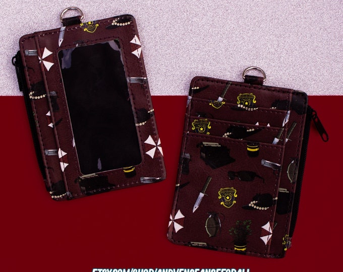 Resident Evil ID Wallet Leon Kennedy Albert Wesker Lady - Etsy