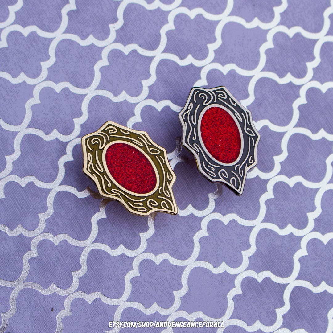 Dante and Vergil Amulets Devil May Cry 3 Sparda Twins Mini Hard Enamel ...
