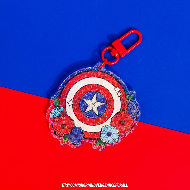 Stucky Bucky Barnes Steve Rogers Captain America Holographic Acrylic ...