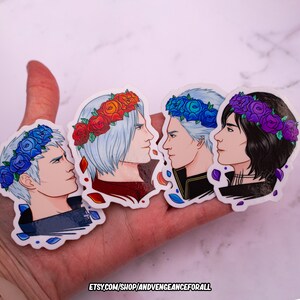 Devil May Cry Roses Vinyl Stickers - Etsy