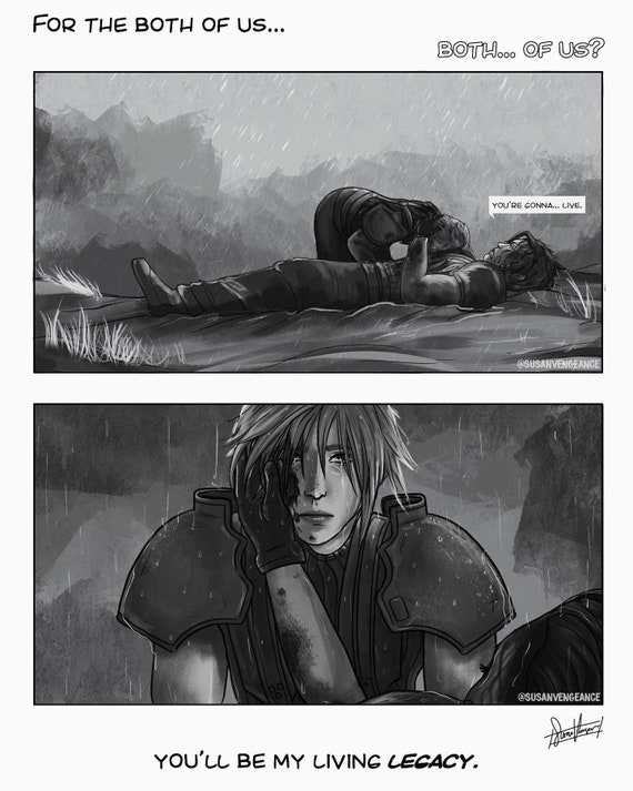 Final Fantasy Zack Fair And Cloud