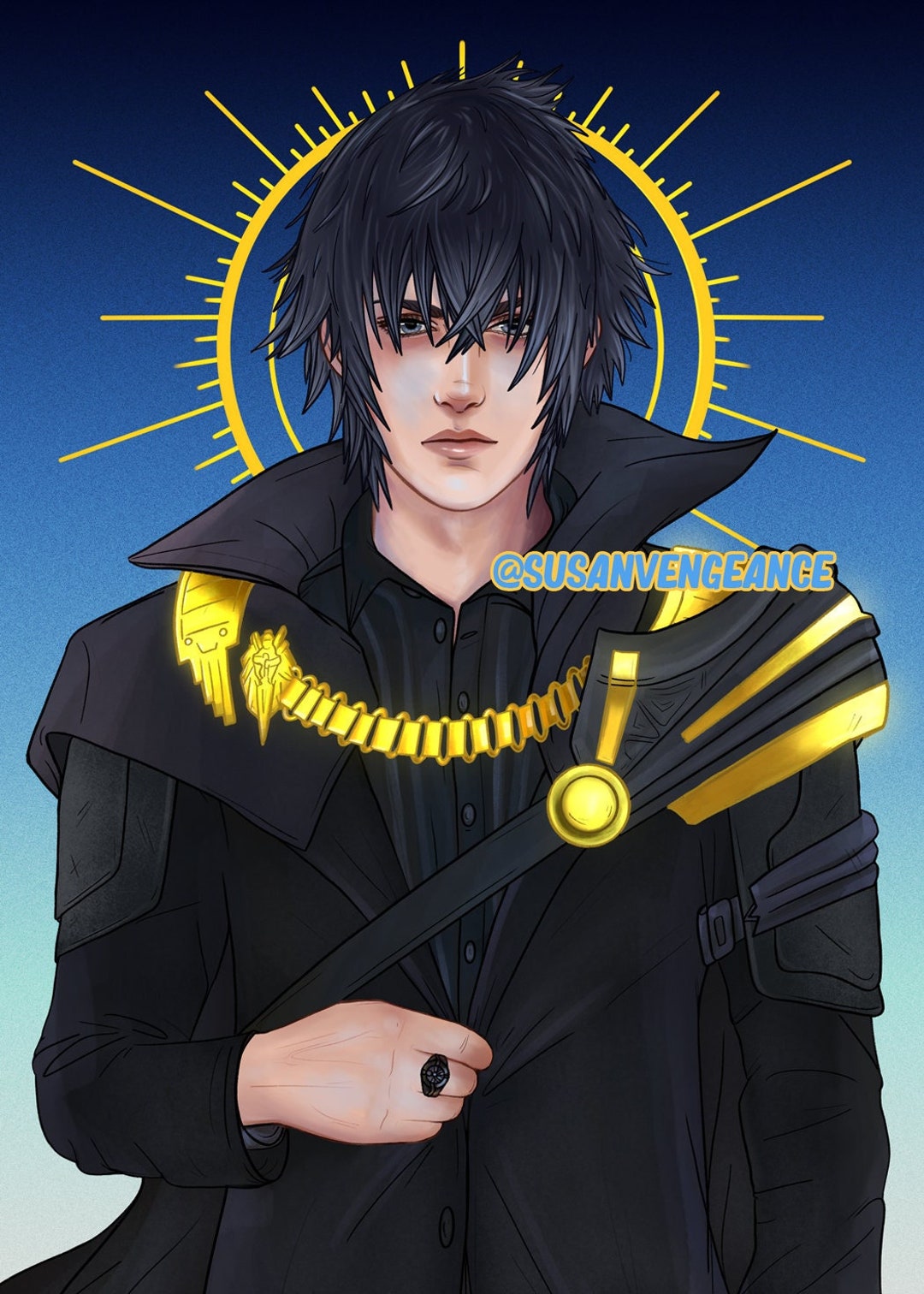 Noctis Final Fantasy XV Kingly Raiment Print 5x7 - Etsy