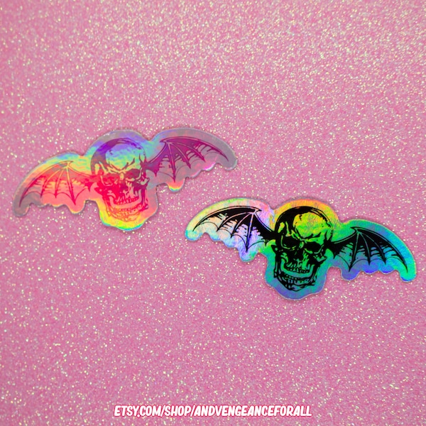 A7x Deathbat Necklace - Etsy