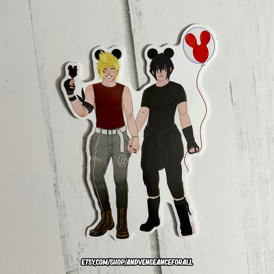 Final Fantasy XV Promptis Couple Vinyl Sticker - Etsy