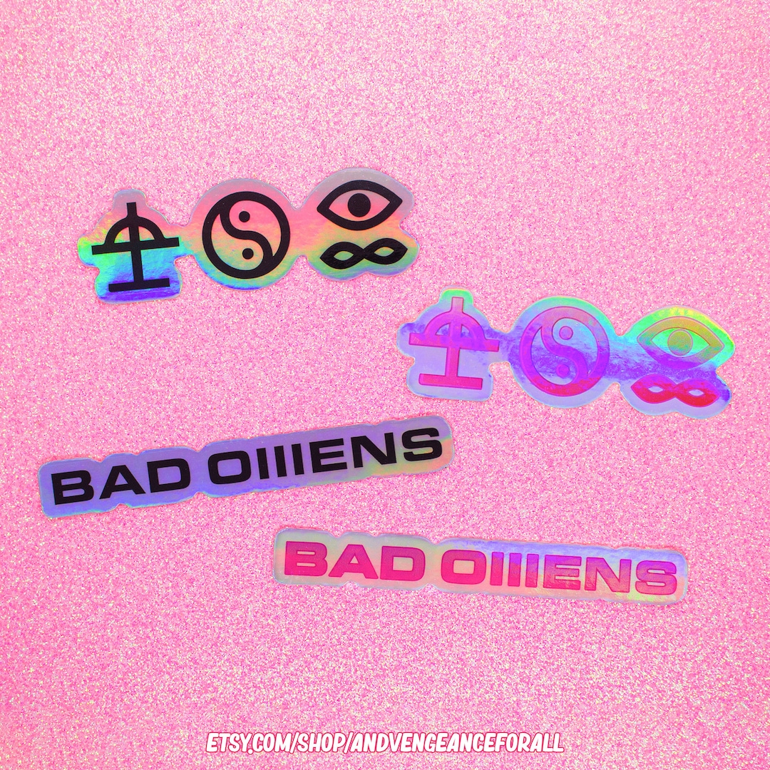 Bad Omens Death of Peace of Mind Band Girlypop 3 Inch Holographic Vinyl Stickers - Etsy