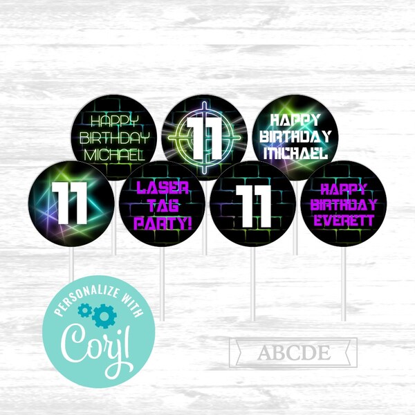 Laser Tag Cake - Etsy