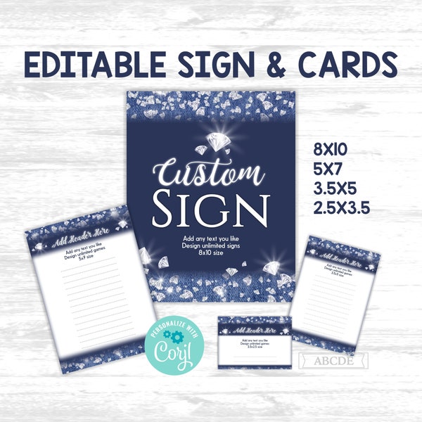 Denim and Diamonds - Etsy