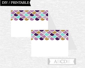 Mermaid food tags | Etsy