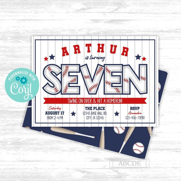 Baseball Birthday - Etsy