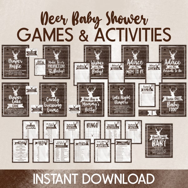 Deer Baby Shower - Etsy
