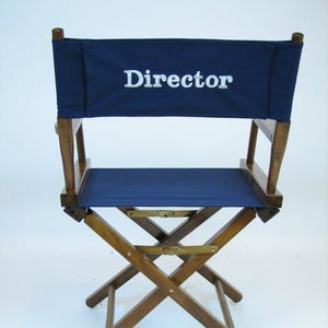 EMBROIDERED Classic 18 Director's Chairs / Personalized / Table Height ...