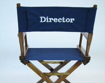 EMBROIDERED Classic 18 Director's Chairs / | Etsy
