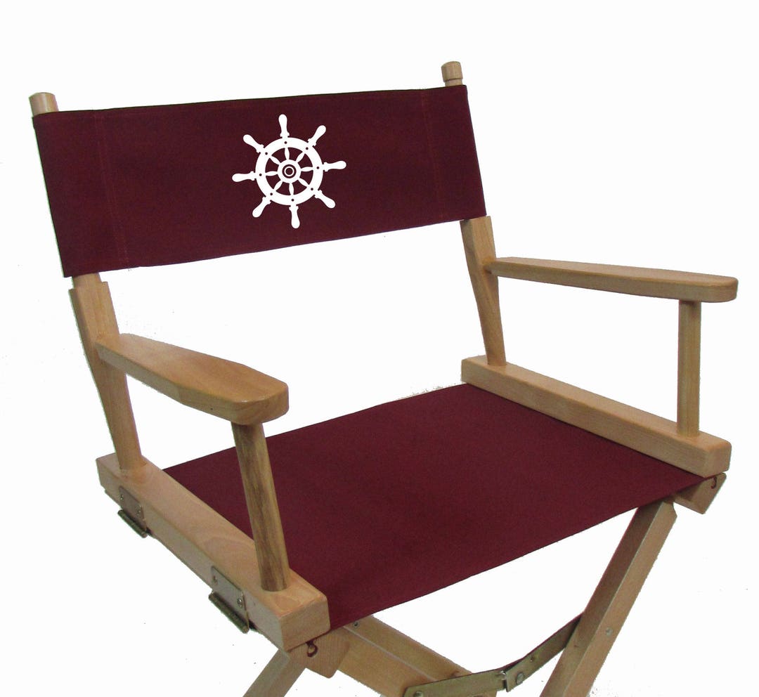 Marine Themed Replacement Sunbrella(r) Directors Chair Cover (flat ...