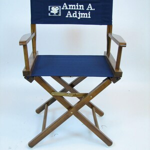 EMBROIDERED Commercial 30" Director's Chairs / Personalized / Bar ...