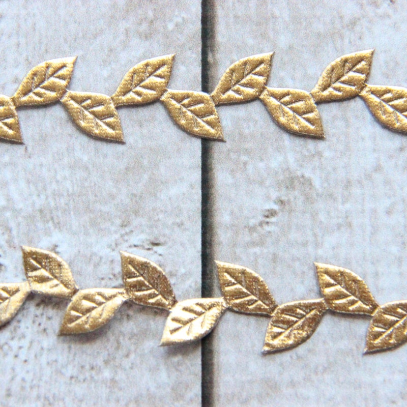 Gold Leaf Trim - Etsy