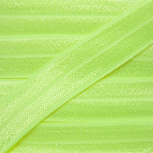5/8" Neon Green Fold Over Elastic - Elastic for Baby Headbands and Hair ...