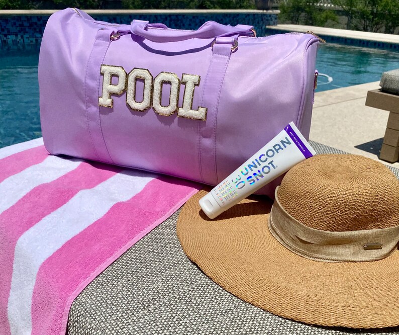 Weekender Duffle Bag Blank Nylon Bag for Girls Gym Pool or - Etsy