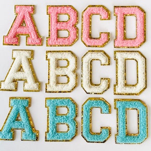 Chenille Letter Varsity Patch. Iron, Sew or Glue on Approx. 2.5 in Tall ...