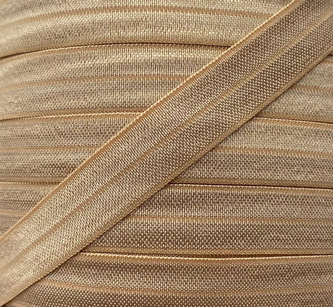 5/8" Desert Sand Fold Over Elastic - Elastic for Baby Headbands, Sewing ...