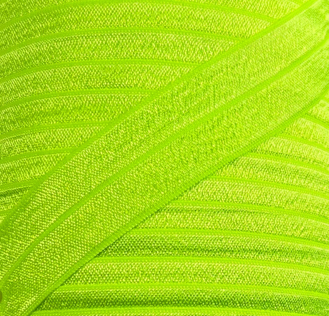 One Inch Neon Green Fold Over Elastic - Neon Green 1" Elastic for ...