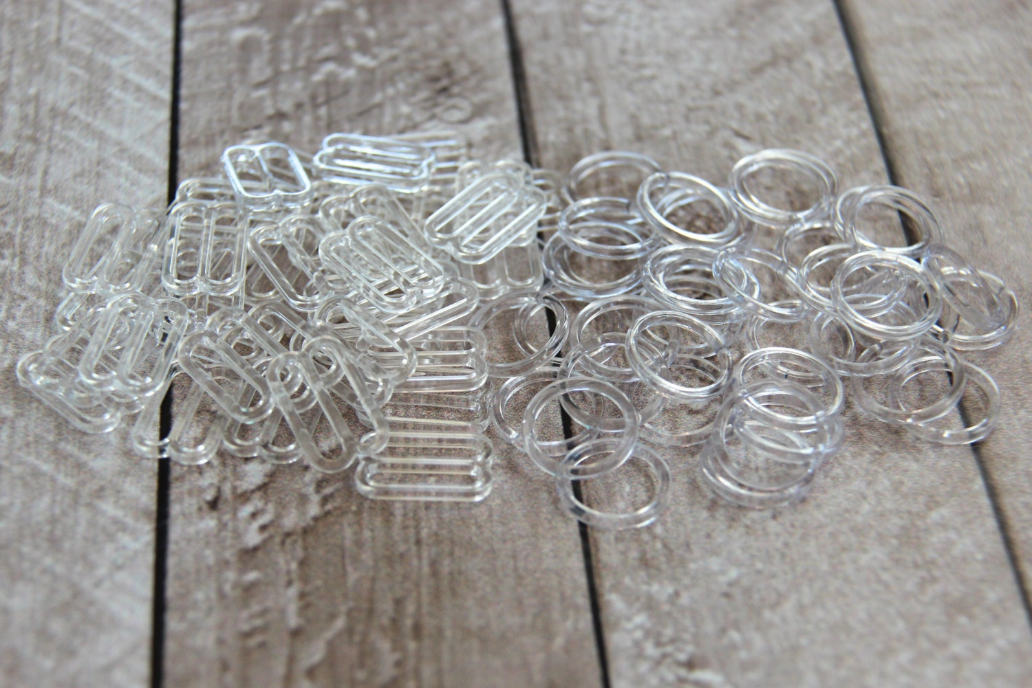 Clear Plastic Adjusters in 3/8" or 5/8" Clear Plastic Adjusters - Each ...