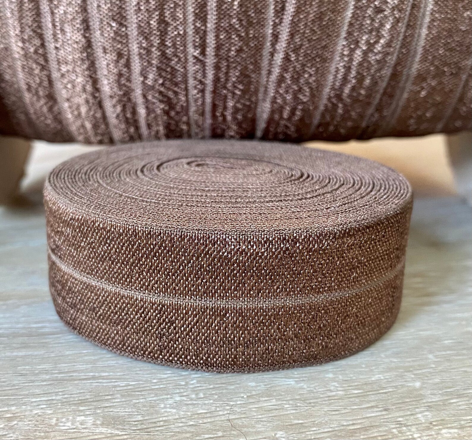One Inch Brown Fold Over Elastic Brown 1 Elastic For | Etsy