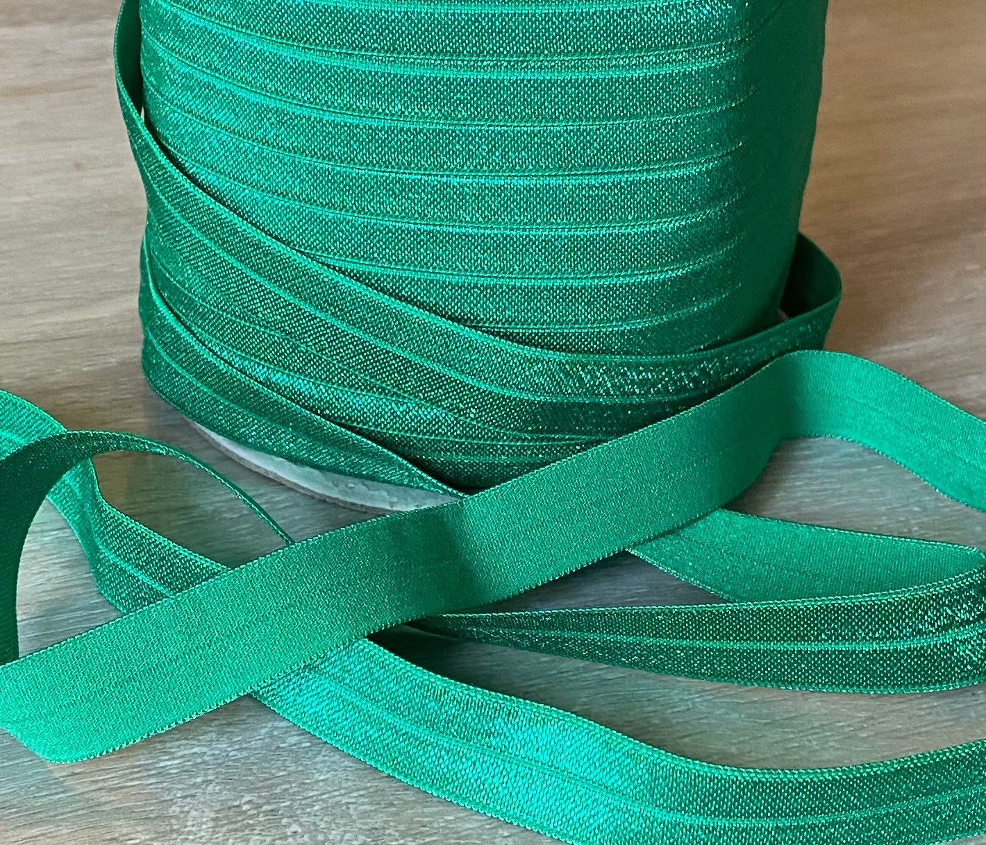 5/8 Emerald Green Fold Over Elastic Elastic for Baby - Etsy