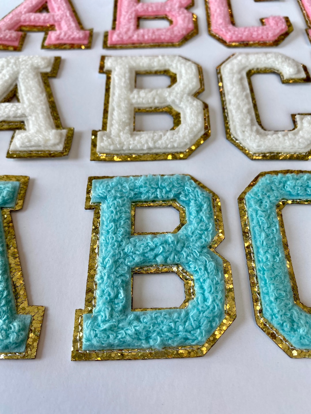 Chenille Letter Varsity Patch. Iron, Sew or Glue on Approx. 2.5 in Tall ...