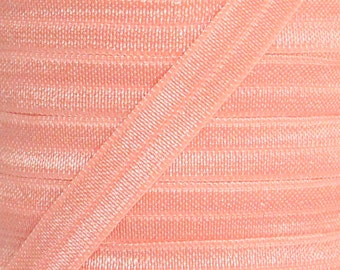 5/8 Peach Fold Over Elastic Elastic for Baby | Etsy