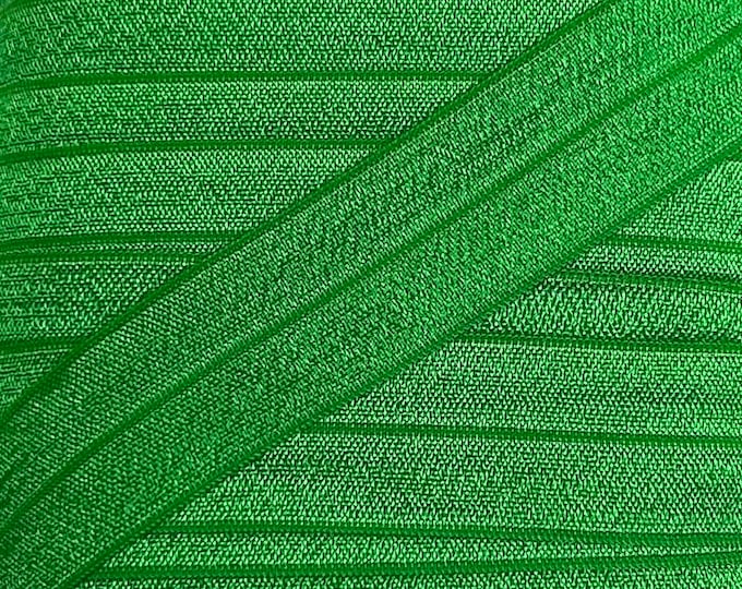 One Inch Emerald Green Fold Over Elastic Emerald Green 1 Elastic for ...