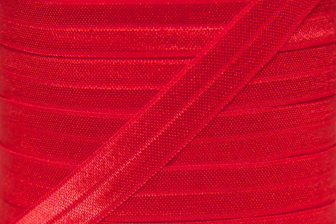 5/8 Red Fold Over Elastic Elastic for Baby Headbands - Etsy