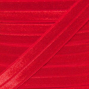 5/8" Red Fold Over Elastic - Elastic for Baby Headbands and Hair Ties ...