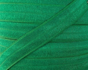 5/8 Emerald Green Fold Over Elastic Elastic for Baby | Etsy