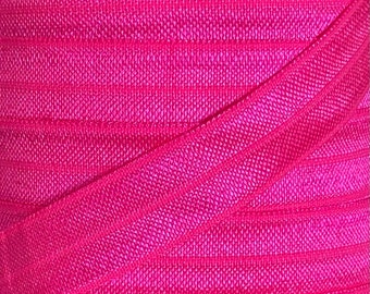 5/8 Hot Pink Fold Over Elastic Elastic for Baby | Etsy