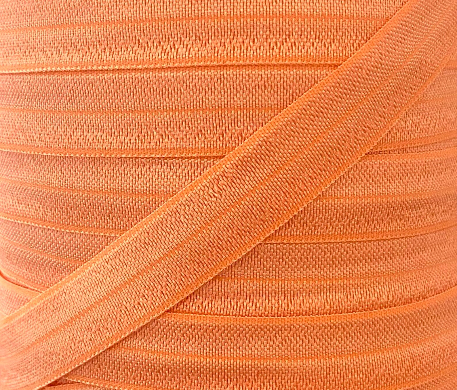 5/8 Peach Fold Over Elastic Elastic for Baby - Etsy