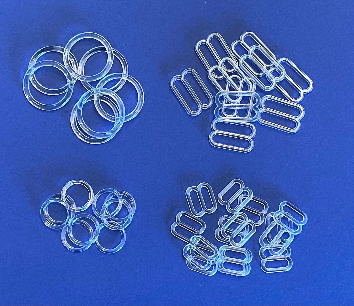 Clear Plastic Adjusters in 3/8" or 5/8" Clear Plastic Adjusters - Each ...