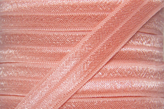 5/8 Peach Fold Over Elastic Elastic For Baby | Etsy