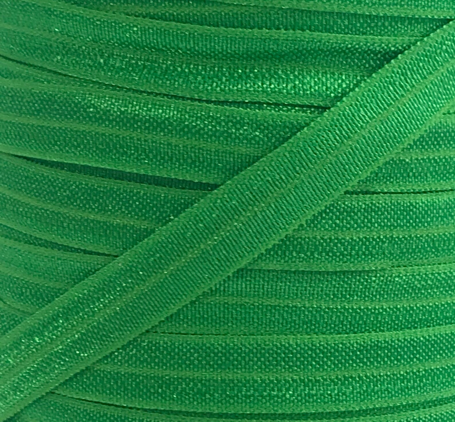 3/8 Emerald Green Fold Over Elastic FOE Elastic for - Etsy