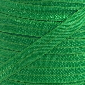 3/8" Emerald Green Fold Over Elastic - FOE Elastic for Baby Headbands ...