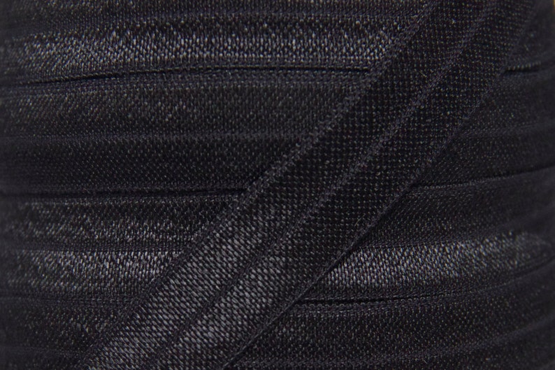 5/8 Black Fold Over Elastic Elastic For Baby Headbands | Etsy