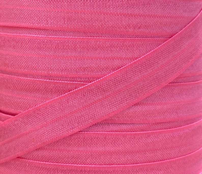 5/8 Hot Pink Fold Over Elastic Elastic for Baby - Etsy