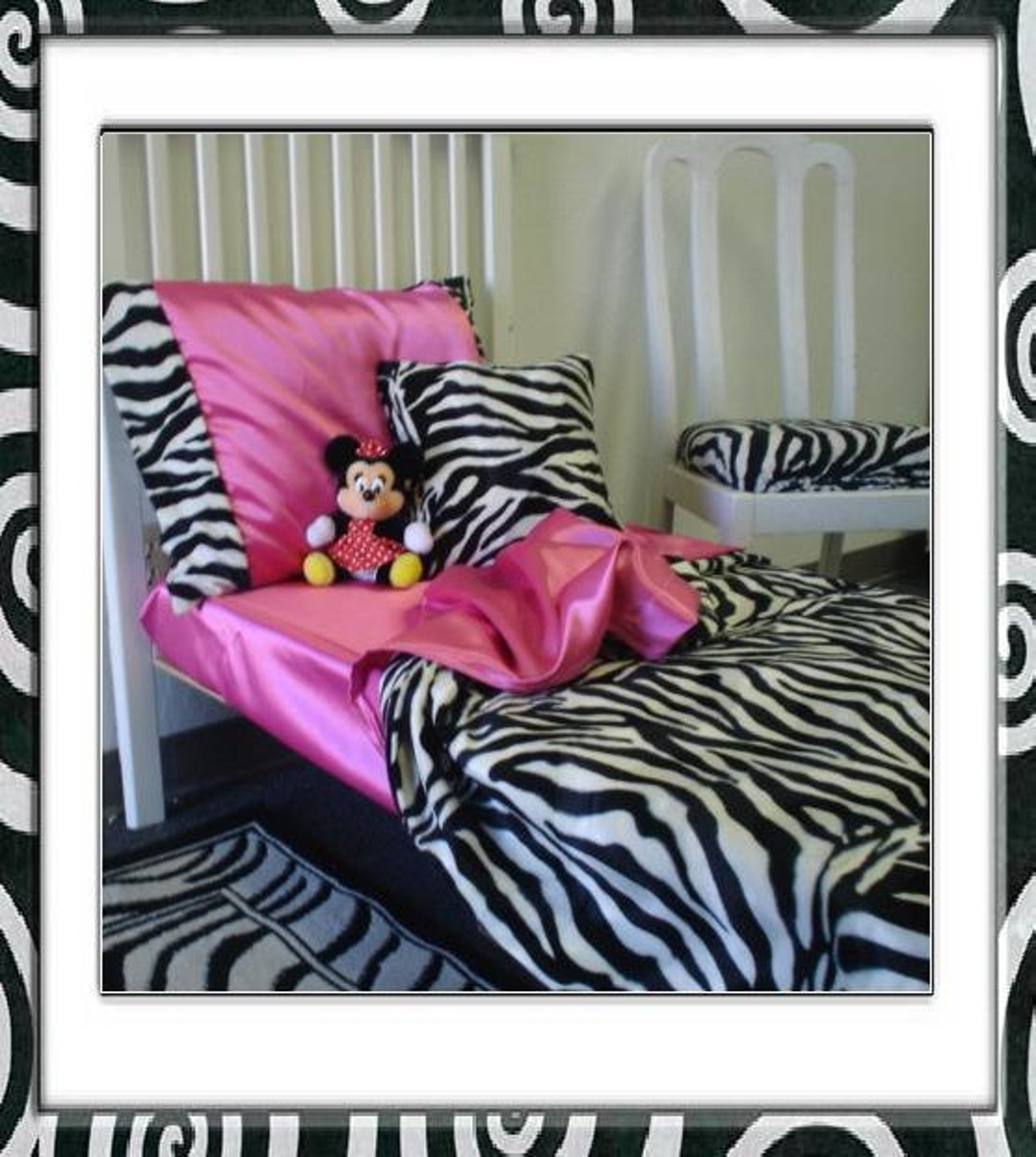 Zebra Print Toddler Bedding Set - Etsy