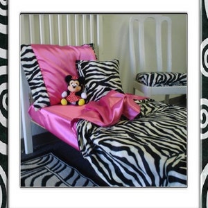 Zebra Print Toddler Bedding Set - Etsy