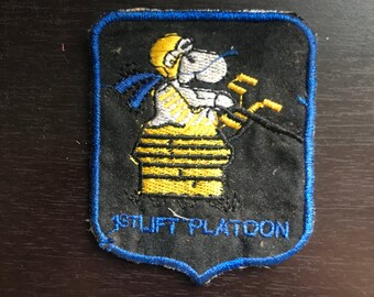 Snoopy Pilot Patch - Etsy