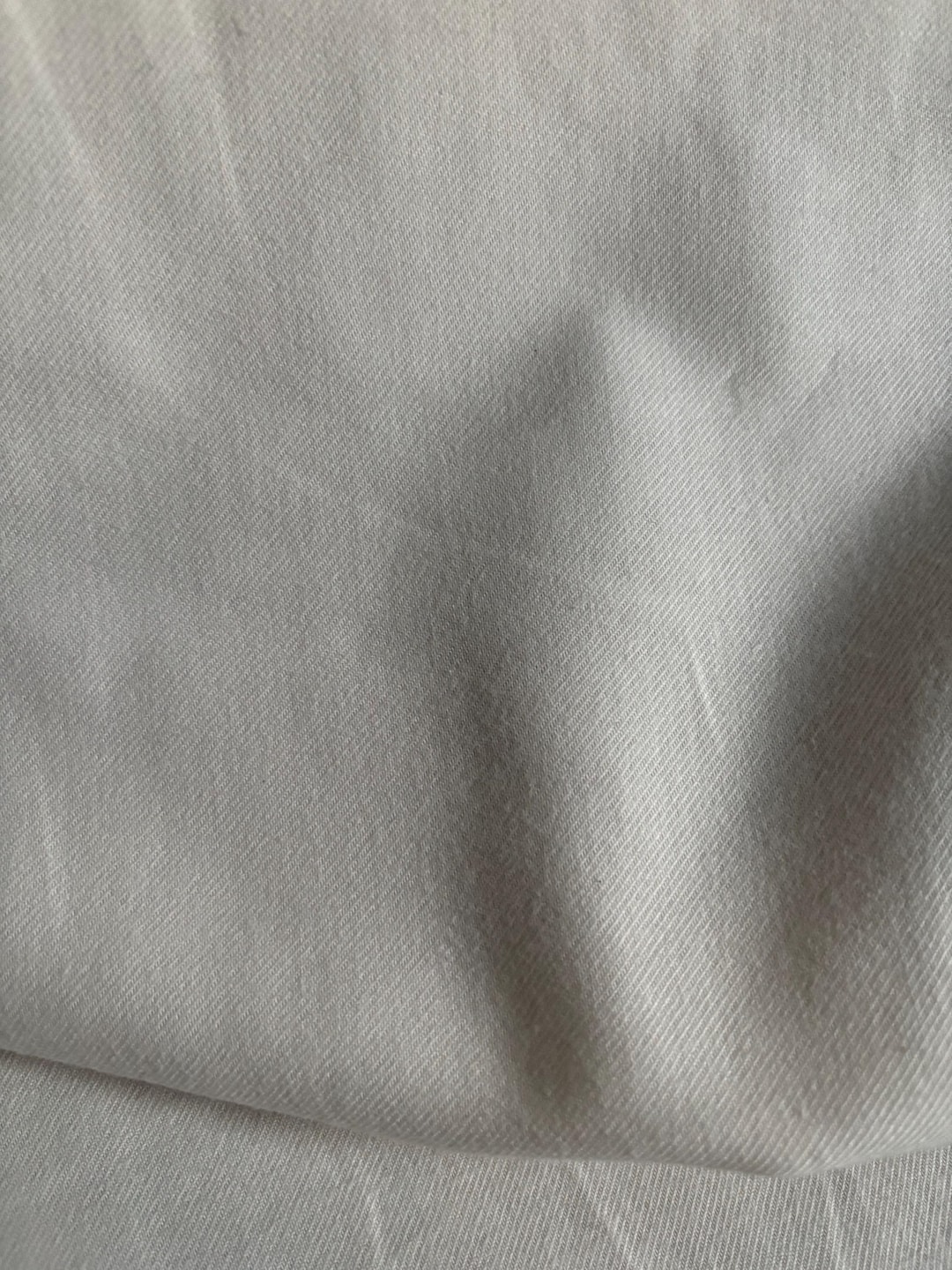 Brushed Cotton Twill Fabric By-the-yard: off White - Etsy
