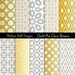 Gold Deco Digital Patterns - Etsy