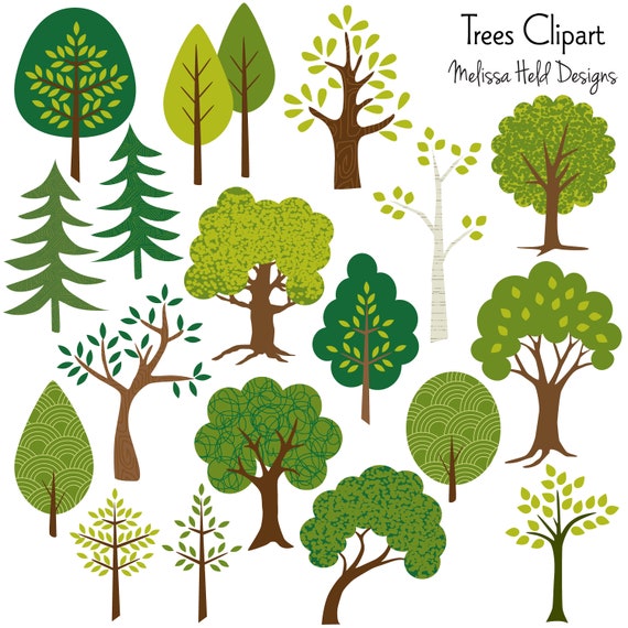 Simple Tree Drawing Clip Art