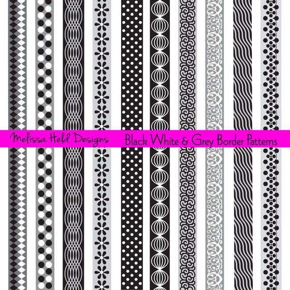 Black And White Border Designs Patterns